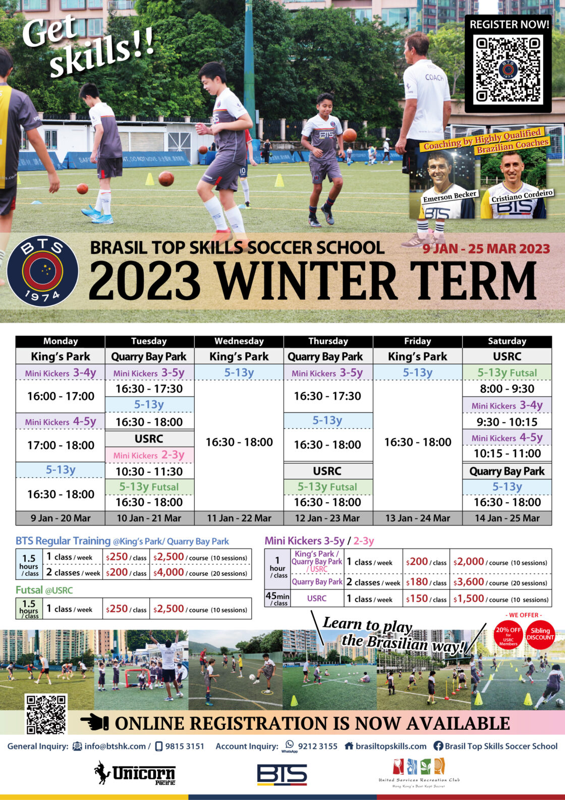 Brasil Top Skills Soccer School 2023 Winter Term registration is now open!!! | Brasil Top Skills ...